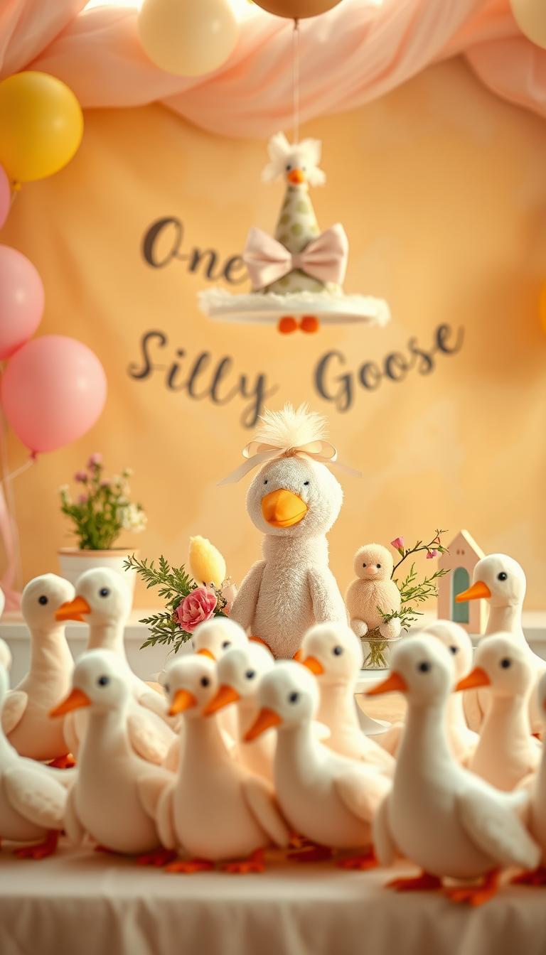 One Silly Goose Birthday Ideas — Decorations, Cakes & Outfits for Your ...