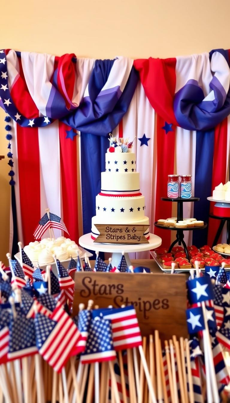 15 Americana-Inspired 4th July Patriotic Red, White, and Due Baby ...