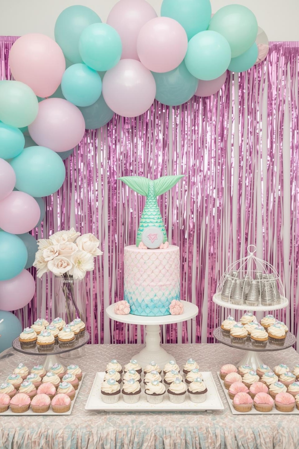 Mermaid Party Guide: Baby Showers, 1st Birthdays, Cakes + Desserts ...