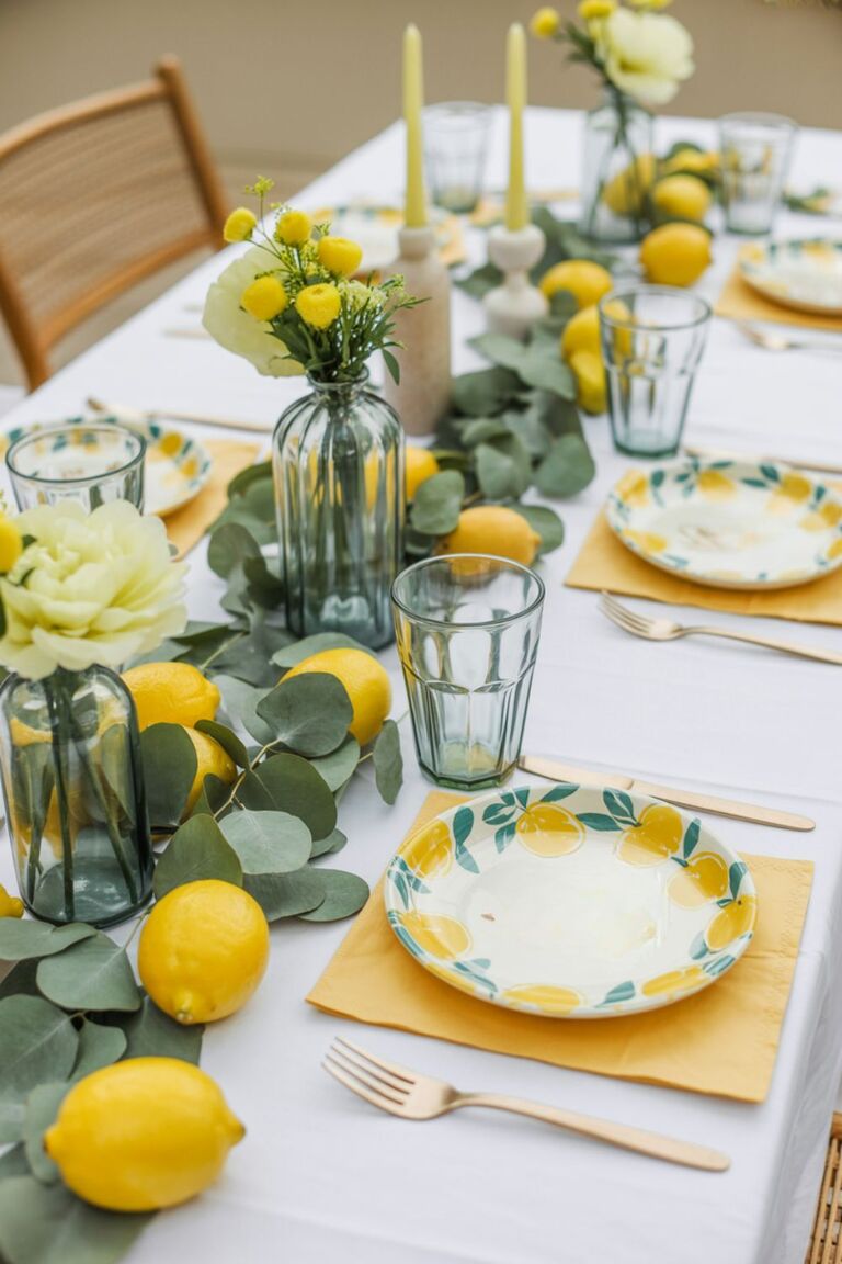 Lemon-Themed Baby Shower Ideas (Mama’s Main Squeeze & Capri Lemon Style ...