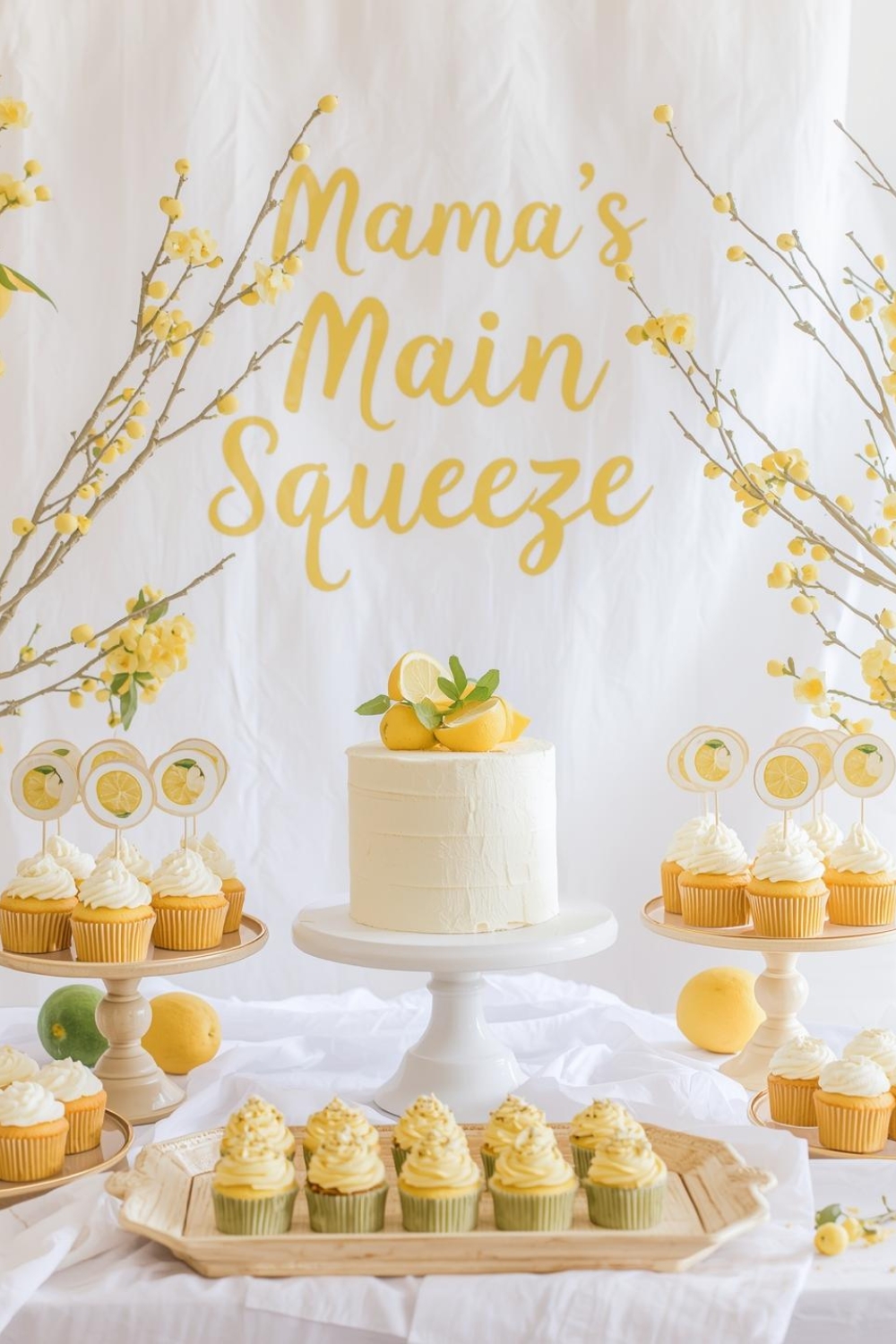 Lemon-Themed Baby Shower Ideas (Mama’s Main Squeeze & Capri Lemon Style ...