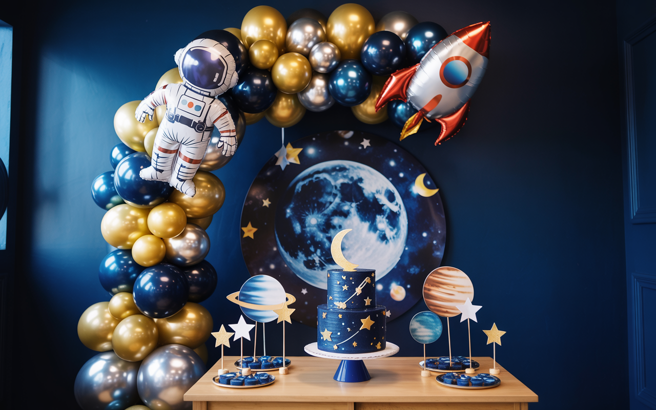 Two the Moon Birthday Party Boy: The Ultimate 2nd Birthday Space Guide ...